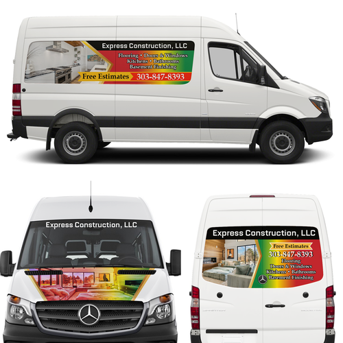Designs | 2014 Sprinter Partial Wrap | Car, truck or van wrap contest