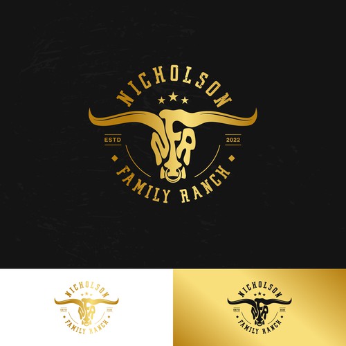 Designs | Rustic Bullhead outline for a ranch logo with NFR in the ...