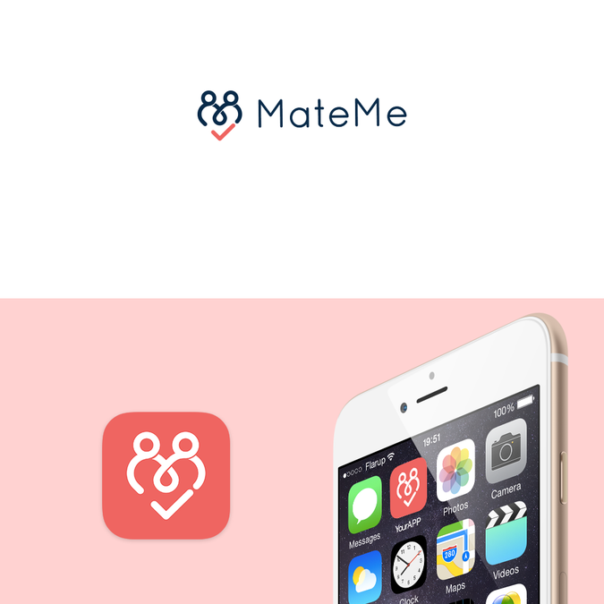Mate Me App | Logo design contest