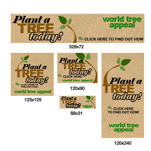 Designs | New Banners for the World Tree Appeal | Banner ad contest