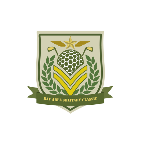 Create a cool golf/military logo for a charitable golf tournament ...