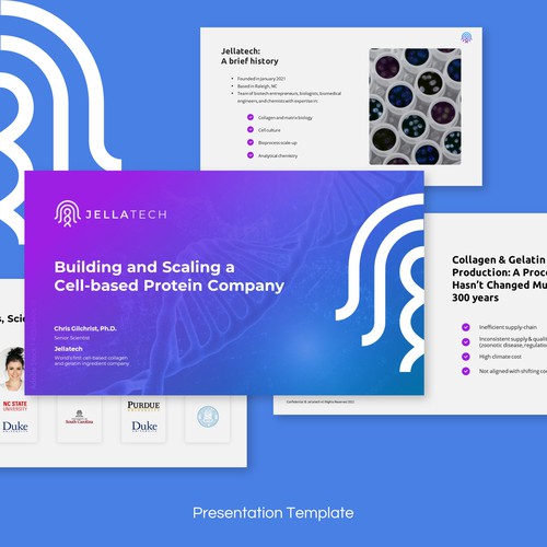 Designs | Help a biotech startup make some kick-ass slide templates so ...