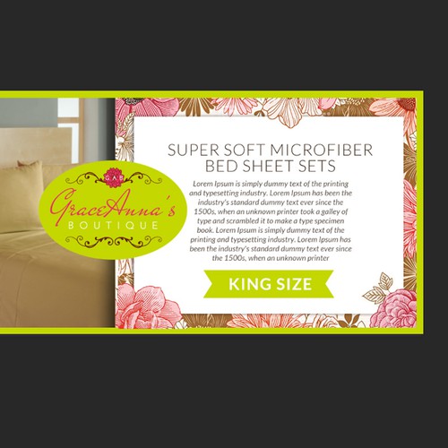 Product packaging label for bed sheet sets | Product packaging contest