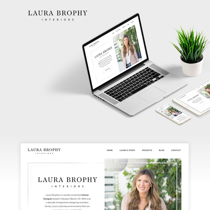 Create a stylish website for Interior Designer | Web page design contest