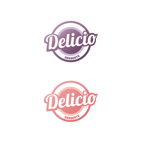 Creer un logo pour la marque de dessert Delicio, bientot disponible ...