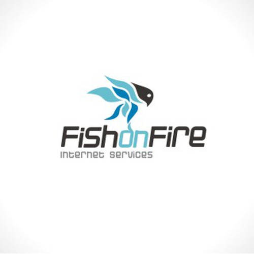 Fish on Fire - Internet Services Logo | Logo design contest