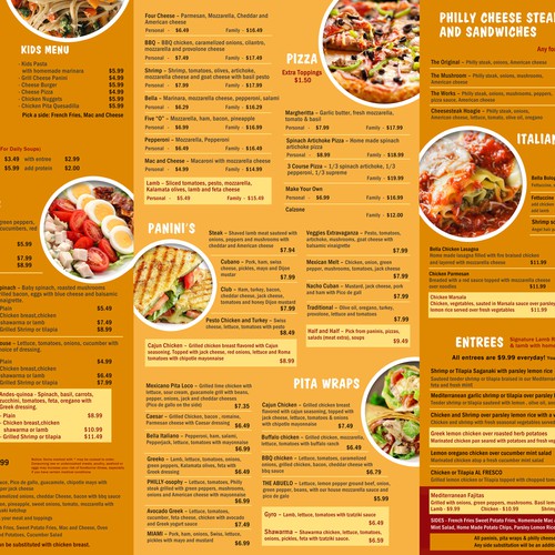 New Restaurant Menu | Other business or advertising contest