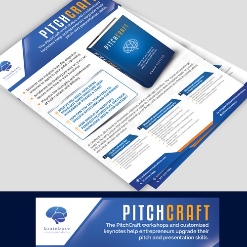 Design a One-Pager for a Startup Pitch Workshop | Postcard, flyer or ...