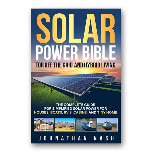 Designs | We need a powerful cover for our solar energy book. | Book ...