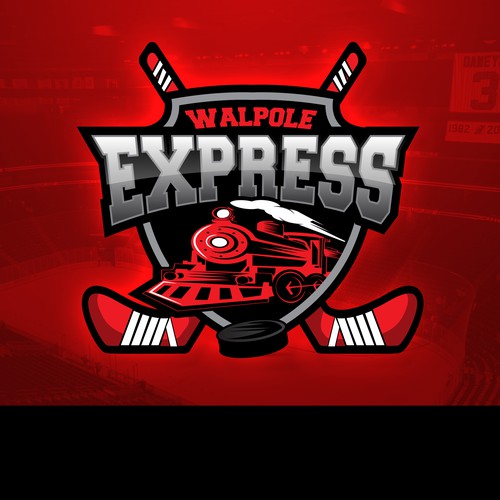 Create a Steam Engine Train logo for a Hockey Team | Logo design contest