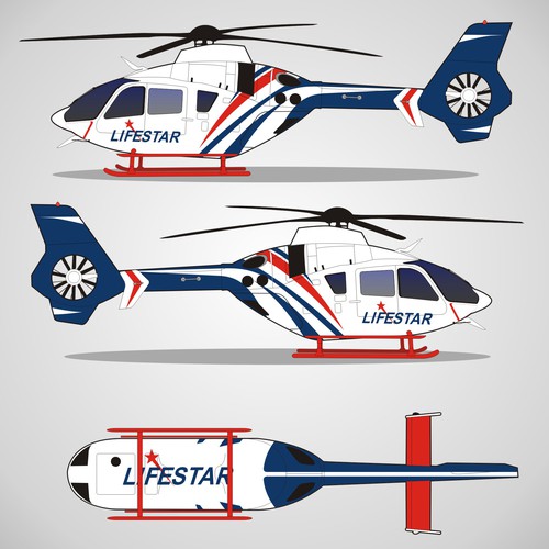 Creative Helicopter Paint Design Concept | Car, truck or van wrap contest