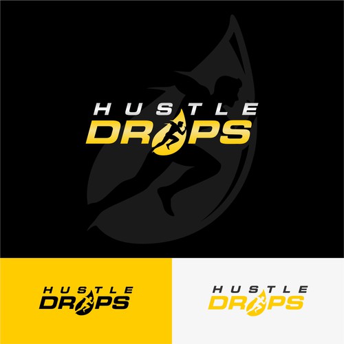 Hustle Drops logo! The performance-enhancing oil you dab under your ...