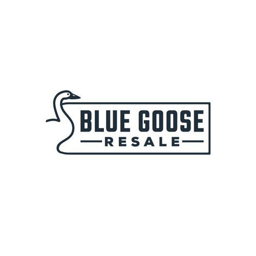 Designs | Create a Vintage-Modern Logo for Blue Goose Resale | Logo ...