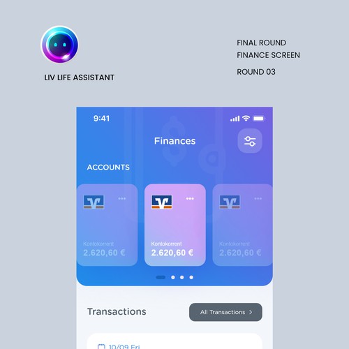 Designs | Modern and minimalistic app design for a personal life ...