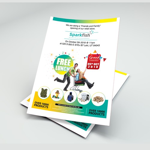 Retail Store opening poster. Have some fun, be creative. Friends and ...