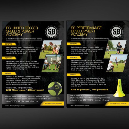 Direct Action Flyer for Professional Strength & Conditioning, Speed ...