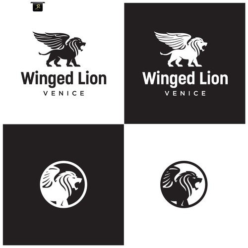 Vectorized Winged Lion | Logo design contest