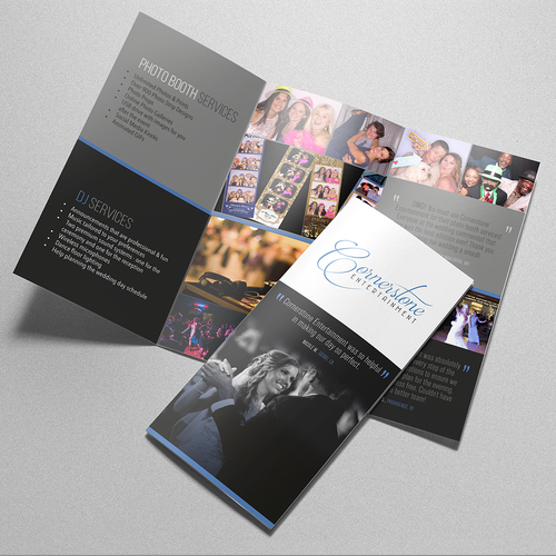 Wedding DJ & Photo Booth Business Needs Brochures! | Brochure contest
