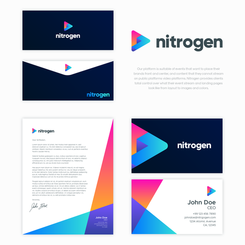 Designs | Modern and memorable logo for Nitrogen, a live event ...