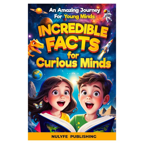 Designs | Design Our Fun and Engaging Book of Facts Cover for Kids Aged ...