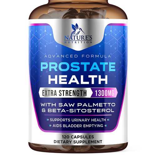 Designs | Nature's Nutrition needs a Men's Prostate Health product ...