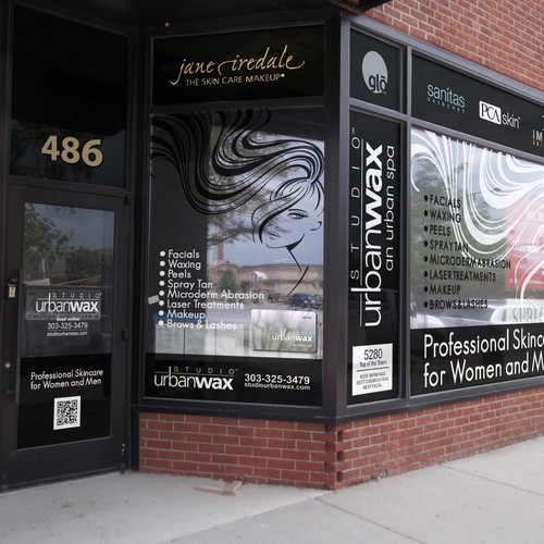 Help Design our Urban Spa's Store Front Door Entry and Window! with a ...