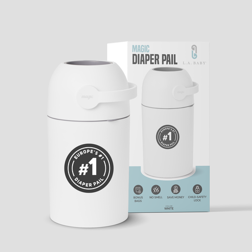 Designs | Create an Attractive & Functional Diaper Pail Packaging ...