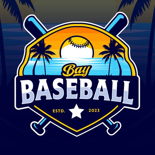 Designs | Bay Baseball - Logo | Logo design contest