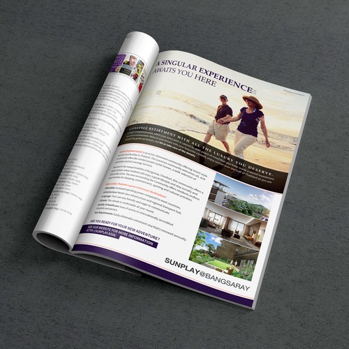 Single page magazine AD | Magazine cover contest