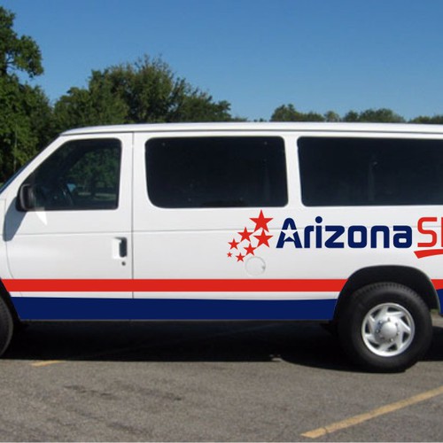 Logo and van design for Arizona Shuttle | Logo design contest