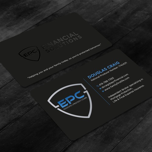 Designs | EPC Financial Solutions - Business Card | Business card contest