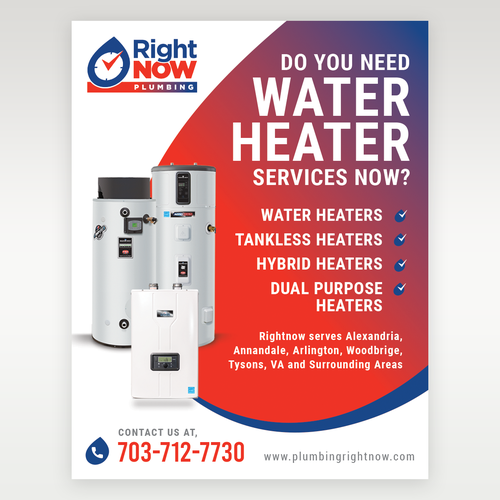 Designs | Create an ad for RightNOW Plumbing | Other business or ...