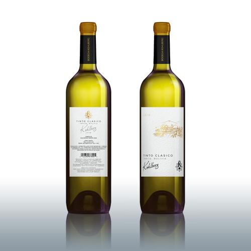 Classic Red wine label design | Product label contest