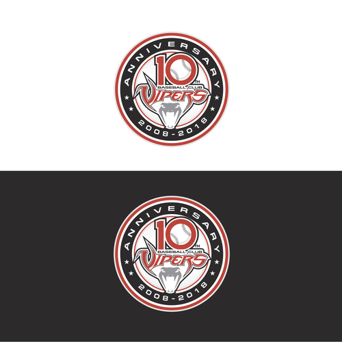 Vipers Baseball Club - 10th anniversary | Logo design contest