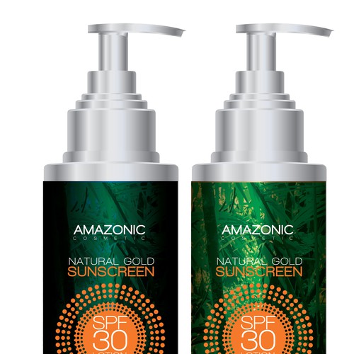 Create a Natural SPF 30 Sunscreen label, to impress | Product label contest