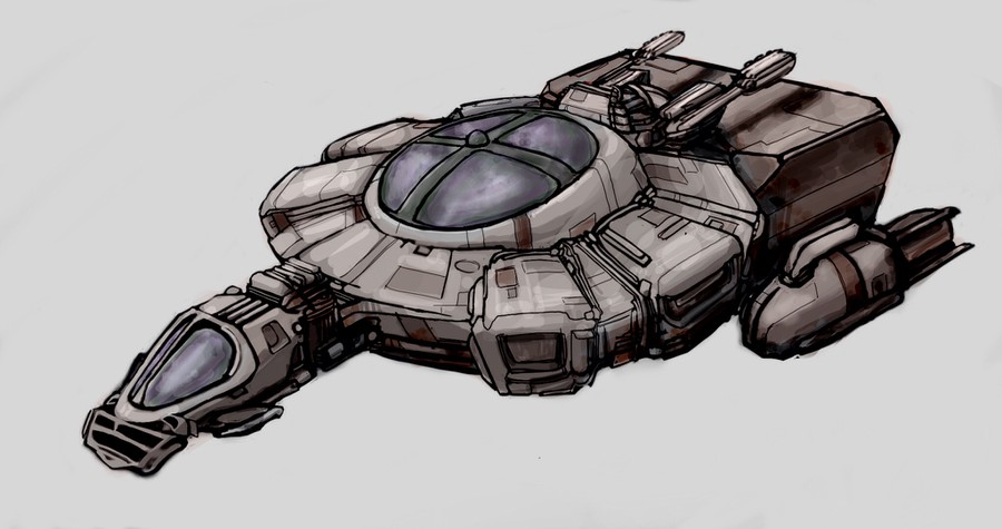 Design the starship Mobius for J.S. Morin's Black Ocean series ...