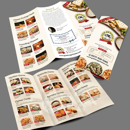 Create Brochure for Cheese Company | Brochure contest
