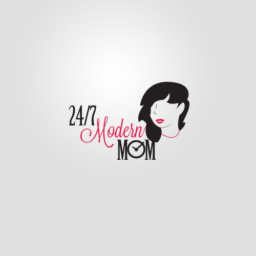logo for 24/7 Modern Mom | Logo design contest