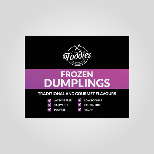 New dumpling labels needed | Product label contest