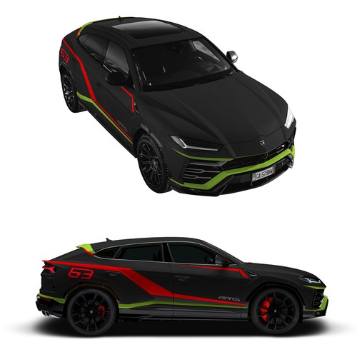 Designs | Custom Wrap for Youtubers Lamborghini Urus! | Car, truck or ...