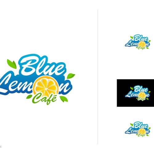 Blue Lemon CafÃ© logo | Logo design contest
