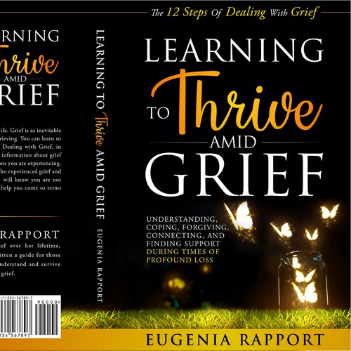 Designs | Contest for Thriving Amid Grief book | Book cover contest