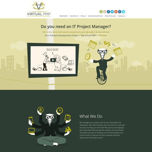 Designs | Design and illustrate our website. Cartoon Imagery that ...