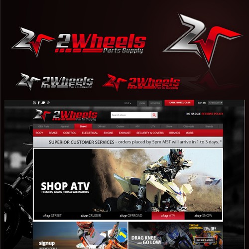 Motorcycle Parts and Accessories online store logo | Logo design contest