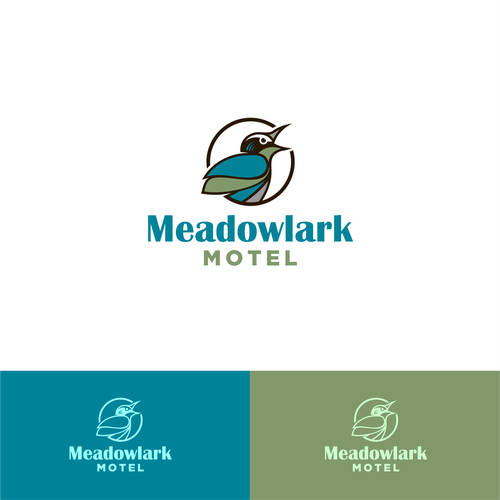 Retro yet Chic Motel Logo design for Meadowlark Motel | Logo design contest