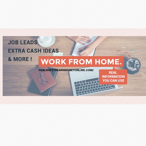 Create a Facebook Cover For a Work From Home Website | Facebook cover ...