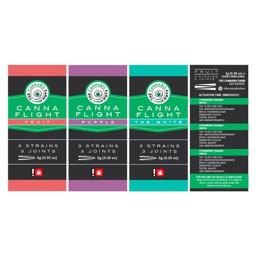 Cannabis Pre-Roll Packaging | Product label contest