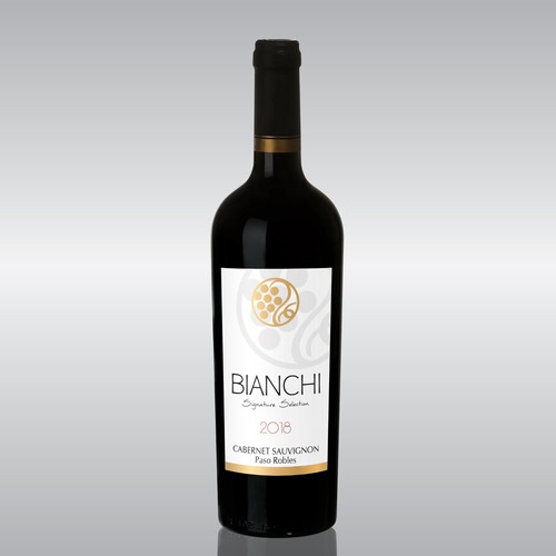 Designs | Bianchi Wine Label | Product label contest