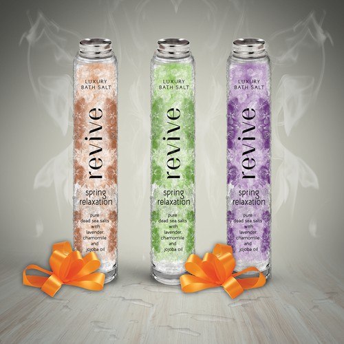 Bath Salt Label Designs