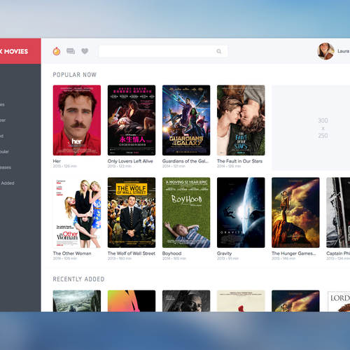 Creating a website to showcase Netflix Movies | Web page design contest
